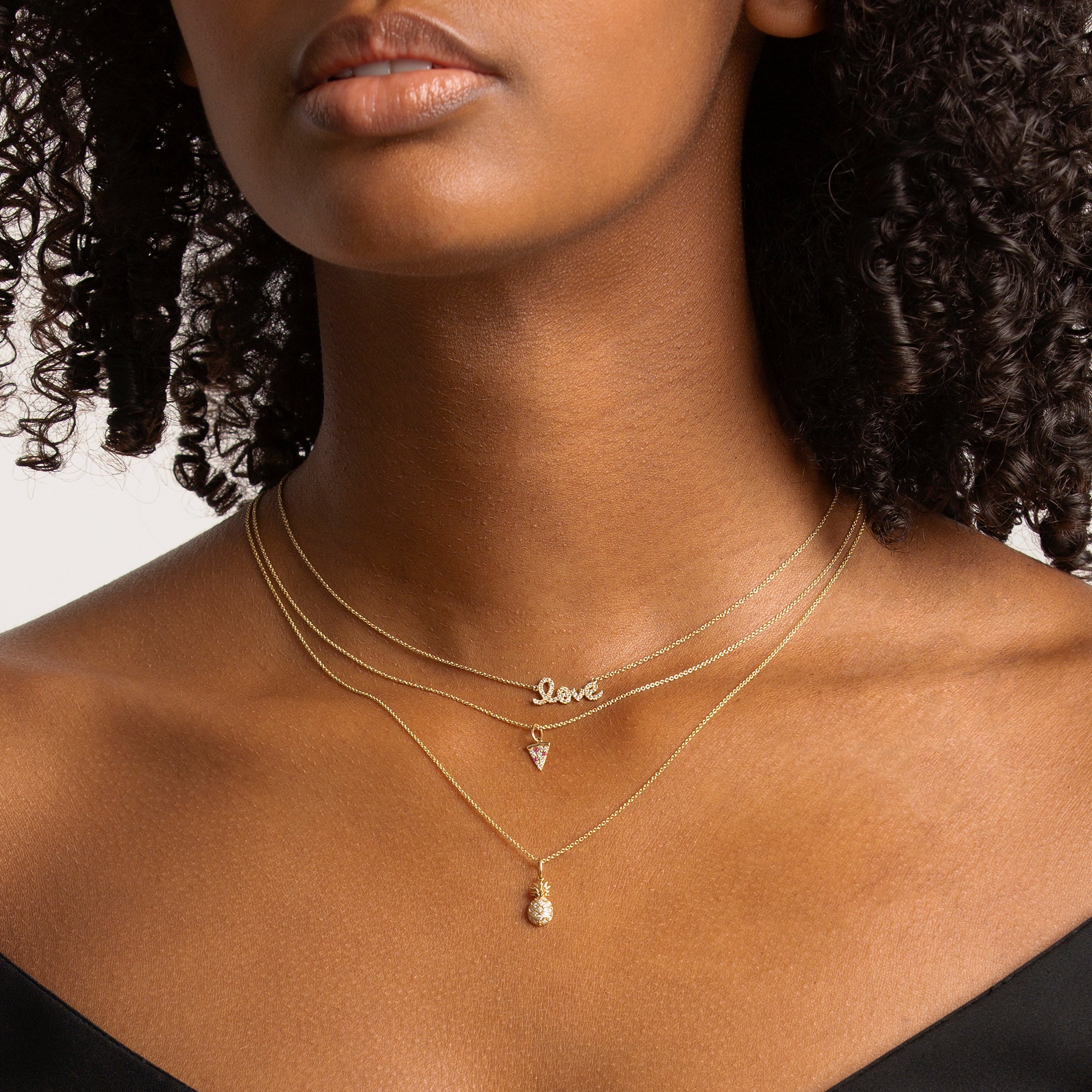 Shop Sydney Evan 14k Gold & Diamond Pizza Slice Charm