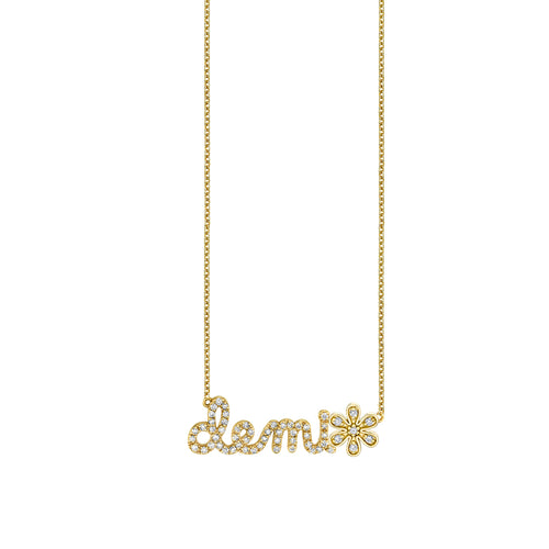 14k Gold Custom Script Necklaces - Sydney Evan