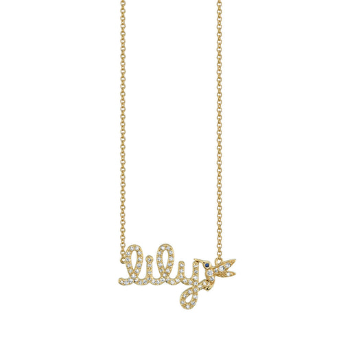 14k Gold Custom Script Necklaces - Sydney Evan